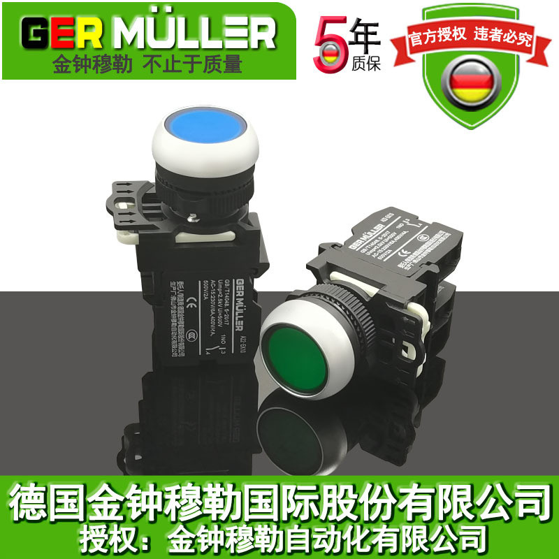 Self-locking Lighted Flat Head Button Switch Power Start Stop A22-RLT ...