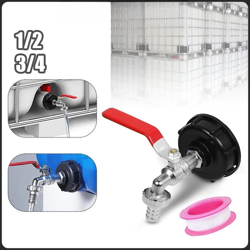 Ibc Tank S60*6 To 1/2'' 3/4'' Ibc Tank Adapter/Ibc Tank Connector/Ibc ...