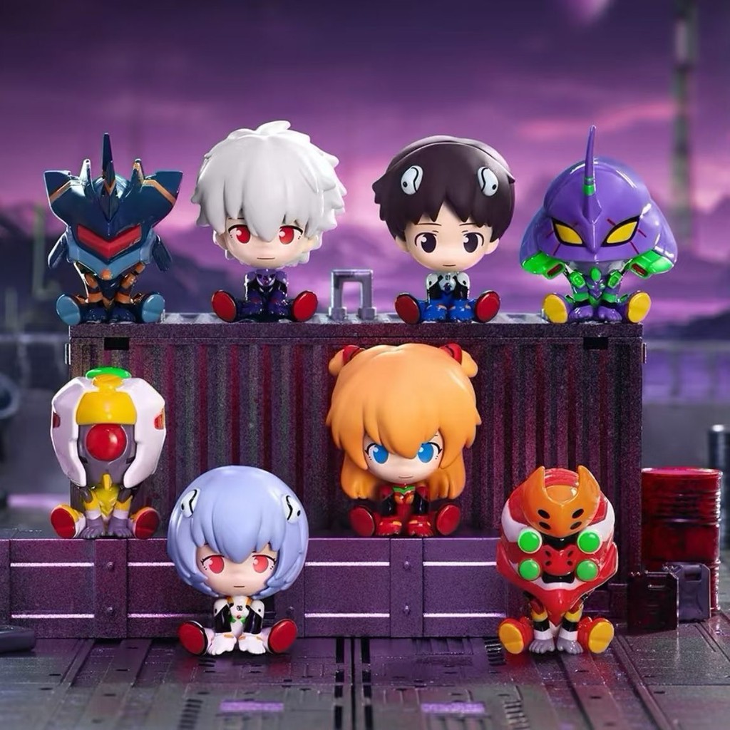 Evangelion MINI Sitting Mystery Box Cute Pellets eva Figure First ...