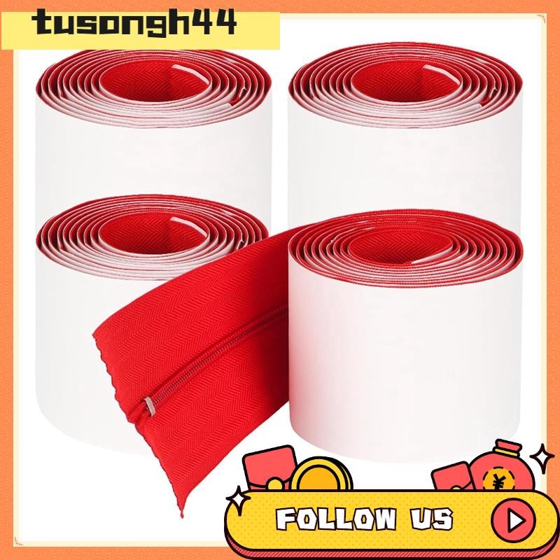 4 Pack Heavy-Duty Dust Zippers Self Adhesive Instant Zipper Door Kits ...