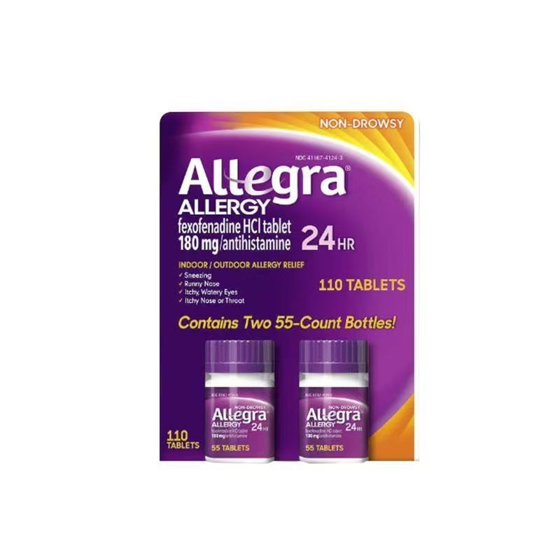0905 American Allegra 24-Hour Allergy Relieve Tablets Allergy Rhinitis ...