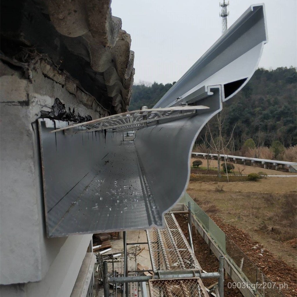 Rain Gutter Gutter Downspout Gutter Villa Aluminum Alloy Finished ...