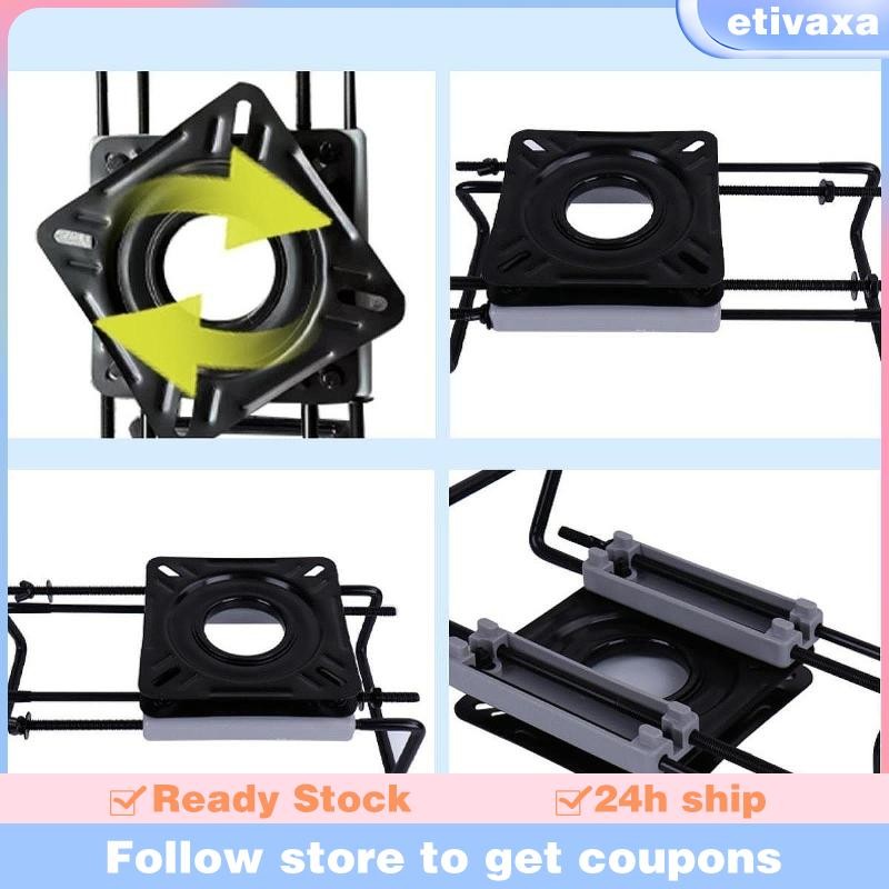 [Etivaxa] Plate Swivel Seat Base 360 Degree Rotatable Replacement ...