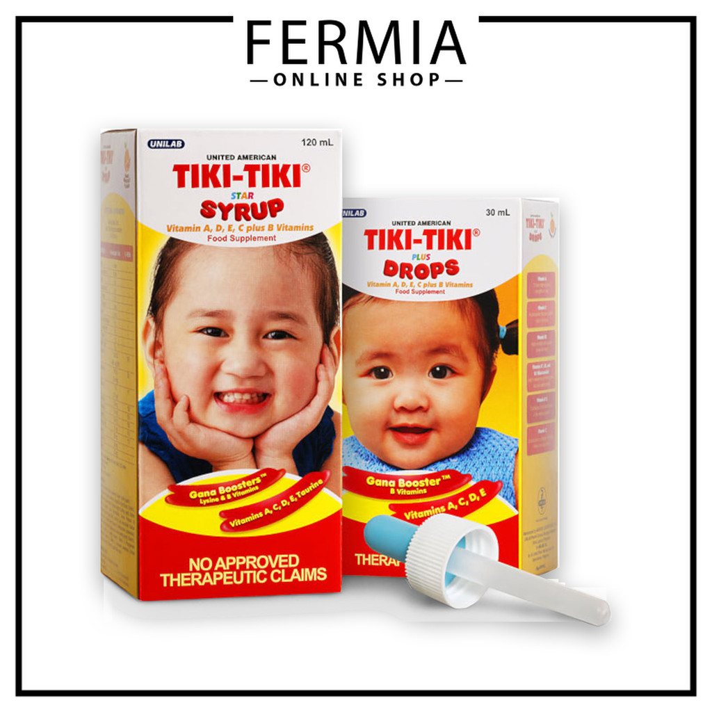 Tiki-Tiki Plus Drops & Star Syrup 15ML/30ML/ 60ML/120ML | Shopee ...