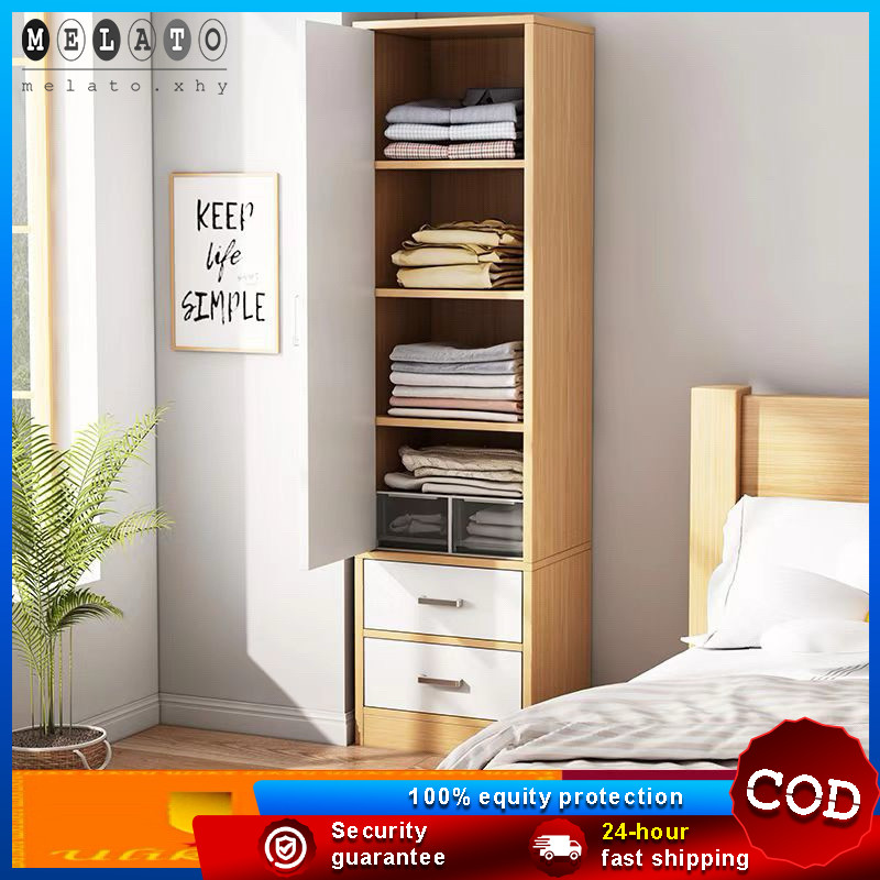 Small wardrobe home bedroom single door simple narrow wardrobe storage ...