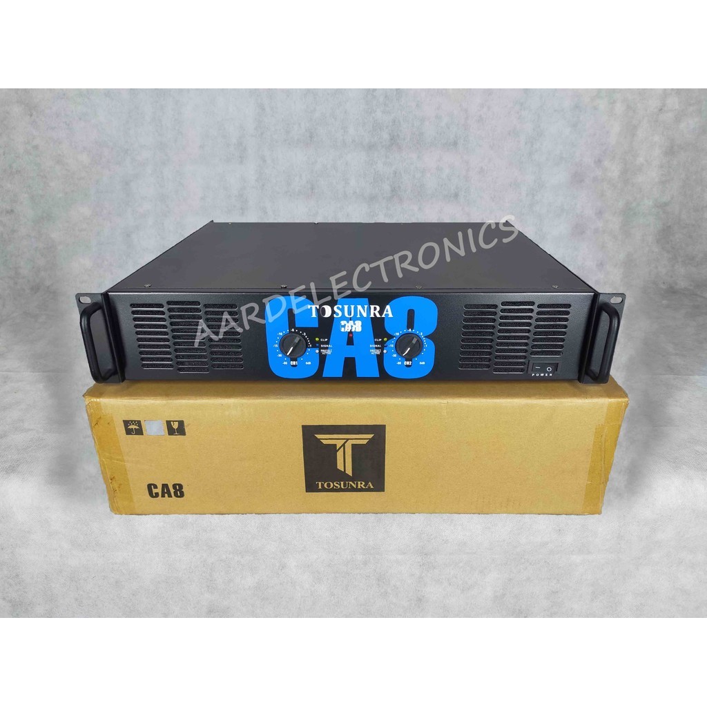 CA8 300Watts RMS Professional Tosunra Power Amplifier | Shopee Philippines