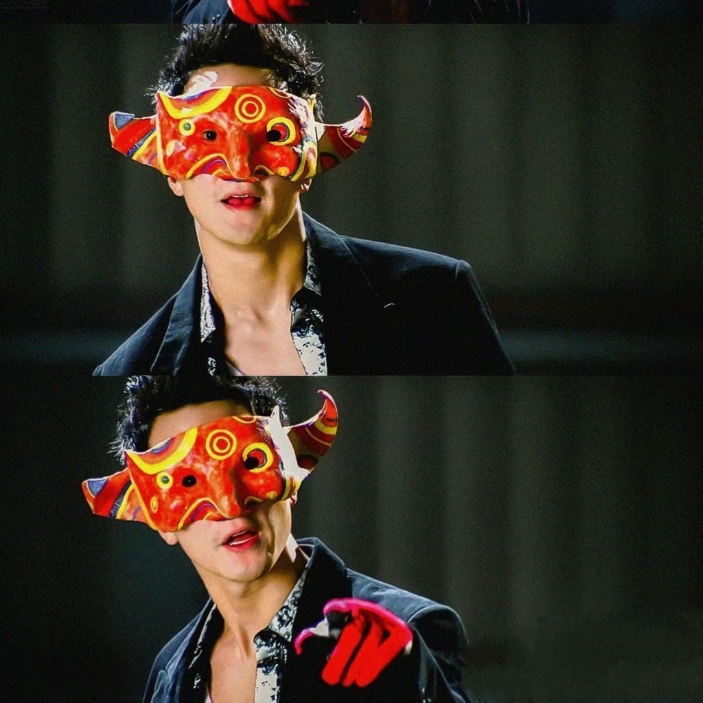 halloween halloween mask Halloween Decoration Wu Yanzu Same Style Mask ...