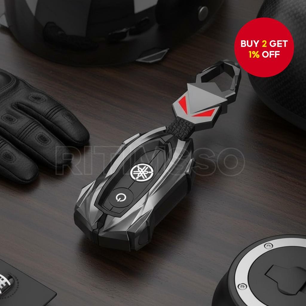 Alloy Key Case for Yamaha NVX 155, Y16, Aerox 150, XMAX 300, NMAX V2 ...