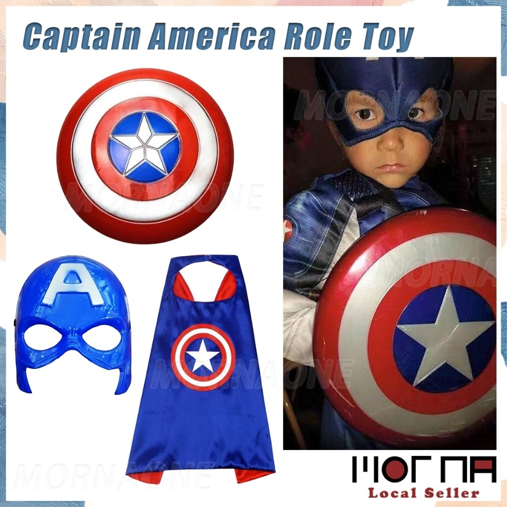 30CM Captain America Shield PVC Plastic Marvel Legends Captain America ...