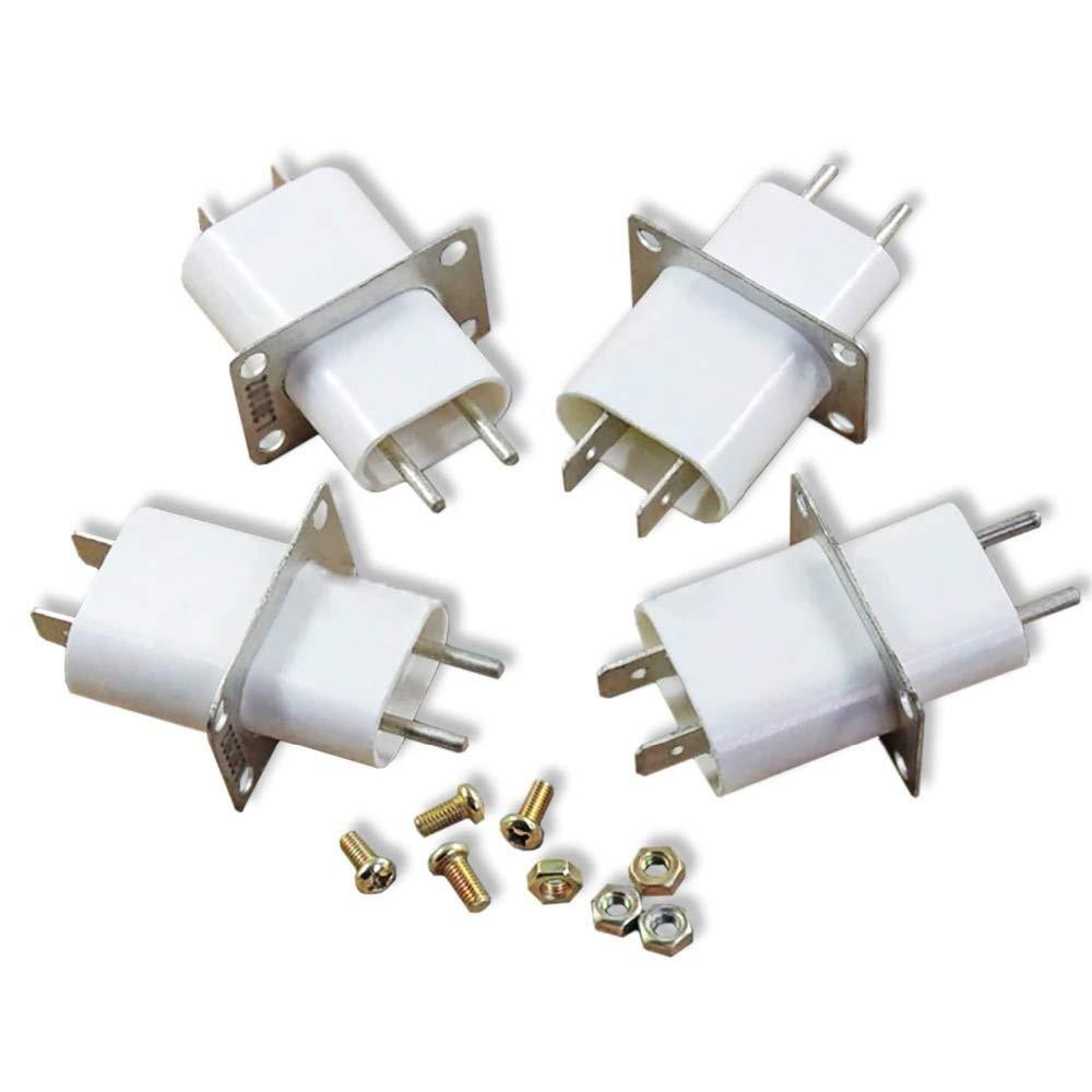 5PCS Home Microwave Oven Magnetron Socket With Piercing Capacitor ...