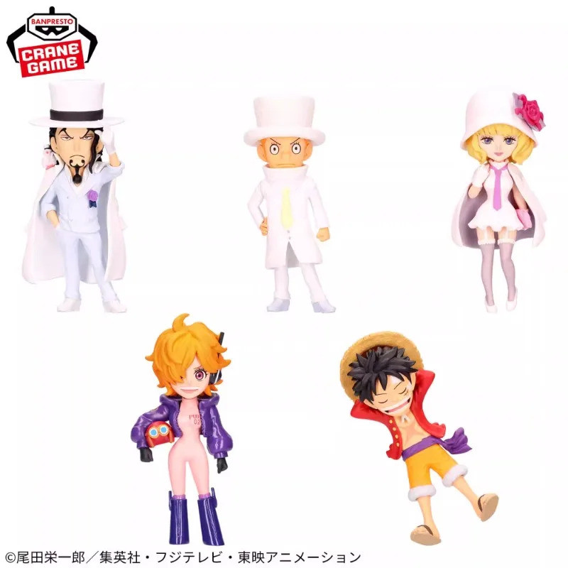One Piece Wcf Series 7cm Rob Lucci Luffy Lilith Stussy World ...
