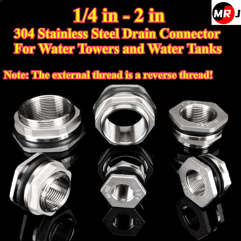 [MRJ-HY] 304 Stainless Steel Drain Connector for Water Towers and Water ...