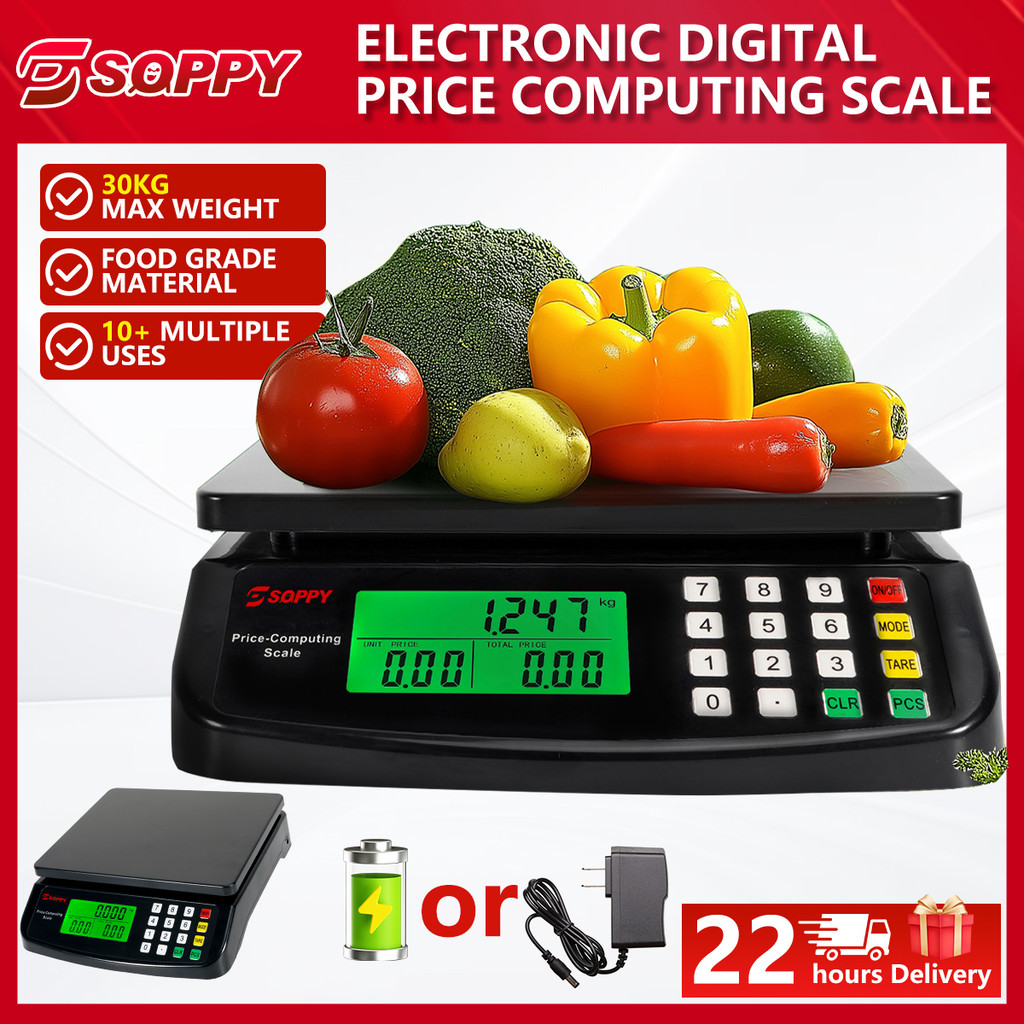 30kg Digital Kitchen Scale Electronic Food Scale Precision Grams oz for ...