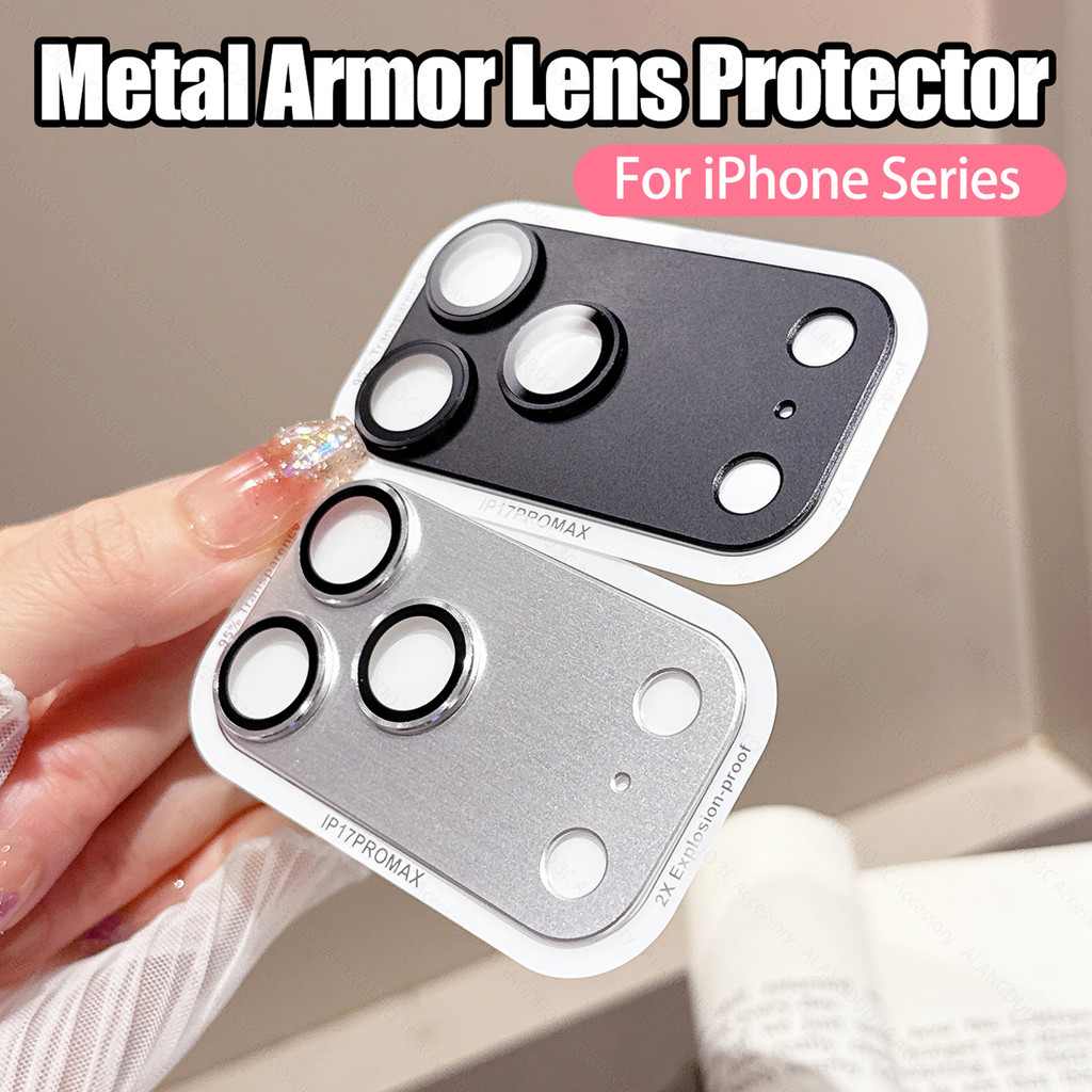 Premium Metal Camera Protector for iPhone 17 Pro Max Armor Alloy Lens ...