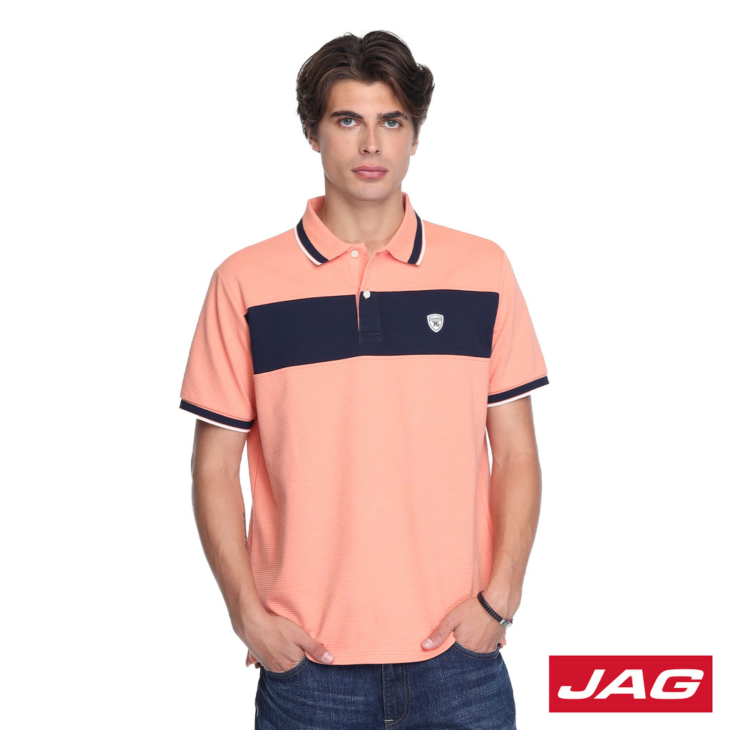 Jag Men's Polo Shirt American Vintage Fit Ottoman | Shopee Philippines