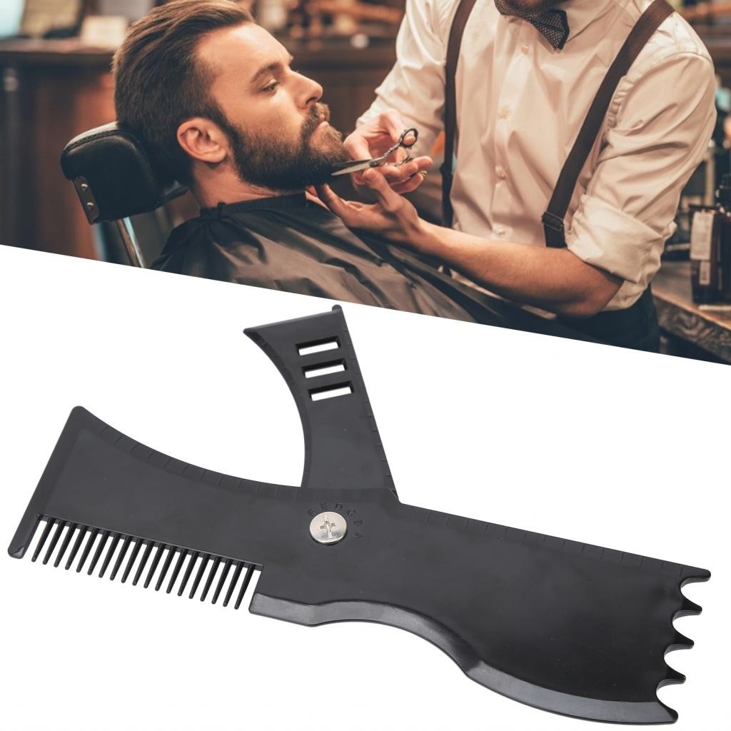 Beard Shaping Template Rotated Styling Tool Lineup for Sideburns ...