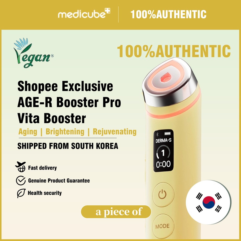 [Medicube ] Shopee Exclusive AGE-R Booster Pro Vita Booster Ageless | aging | brightening ...