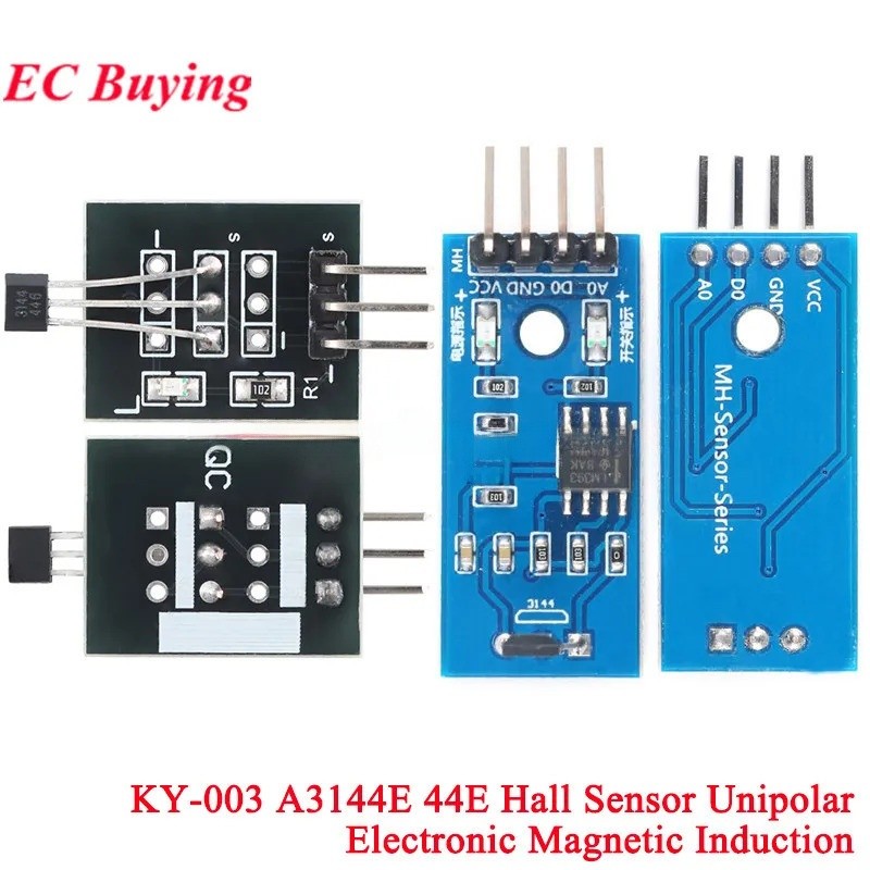 KY-003 Magnetic Switch Sensor Module A3144E 44E Hall Effect Sensor ...