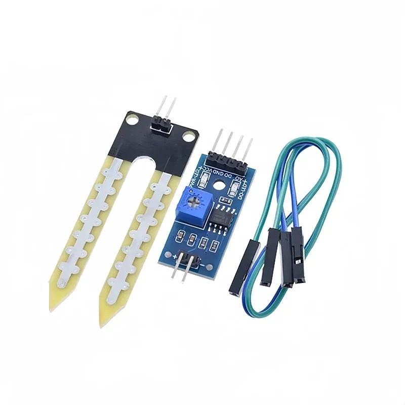1/5PCS Smart Electronics Soil Moisture Hygrometer Detection Humidity Sensor Module For arduino ...