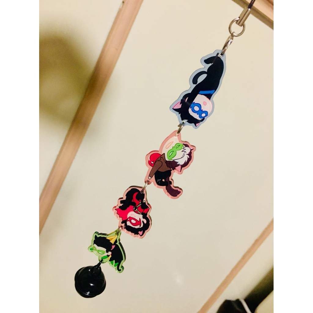 Nightwing Anime Keychain Women Chuan Chuan Jason Todd Acrylic Key Chain ...