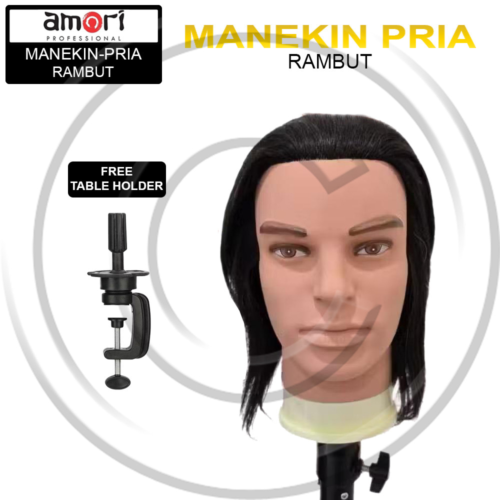 Male Hair Mannequin (21 Inch Head Sculpture) (Learning Trimming ...