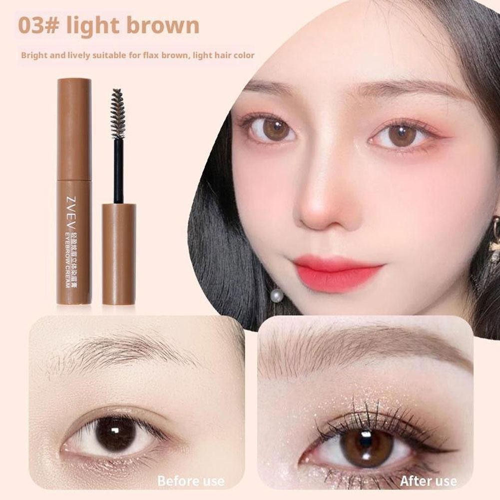 Zvev Eyebrow Mascara Natural 3d Women's Wild Eyebrows Mascara Color ...