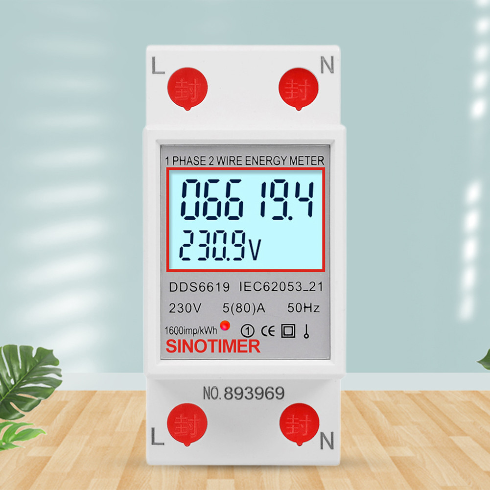 Digital Electrical Load Analyzer Din Rail 50 60Hz Super Energy Saving ...