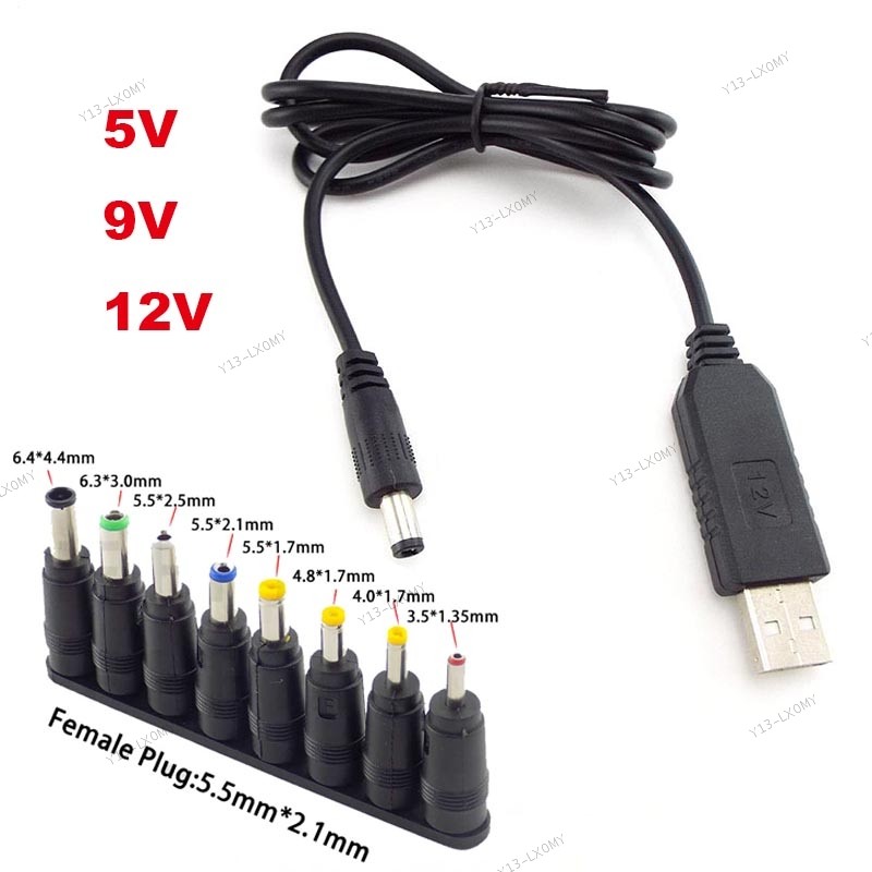 USB to DC Power Cable Universal USB to DC Jack Charging Cable Power ...