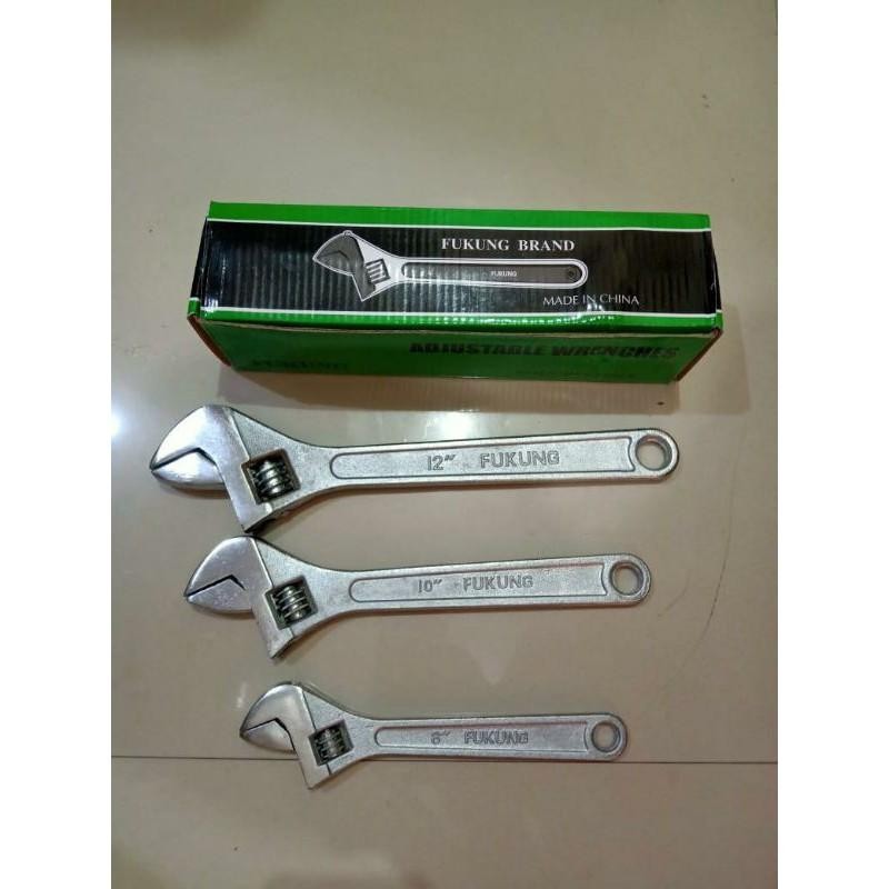 FUKUNG 8" BAGONG KEY - FUKUNG Wrench Baco Wrench Bako Wrench Adjustable ...