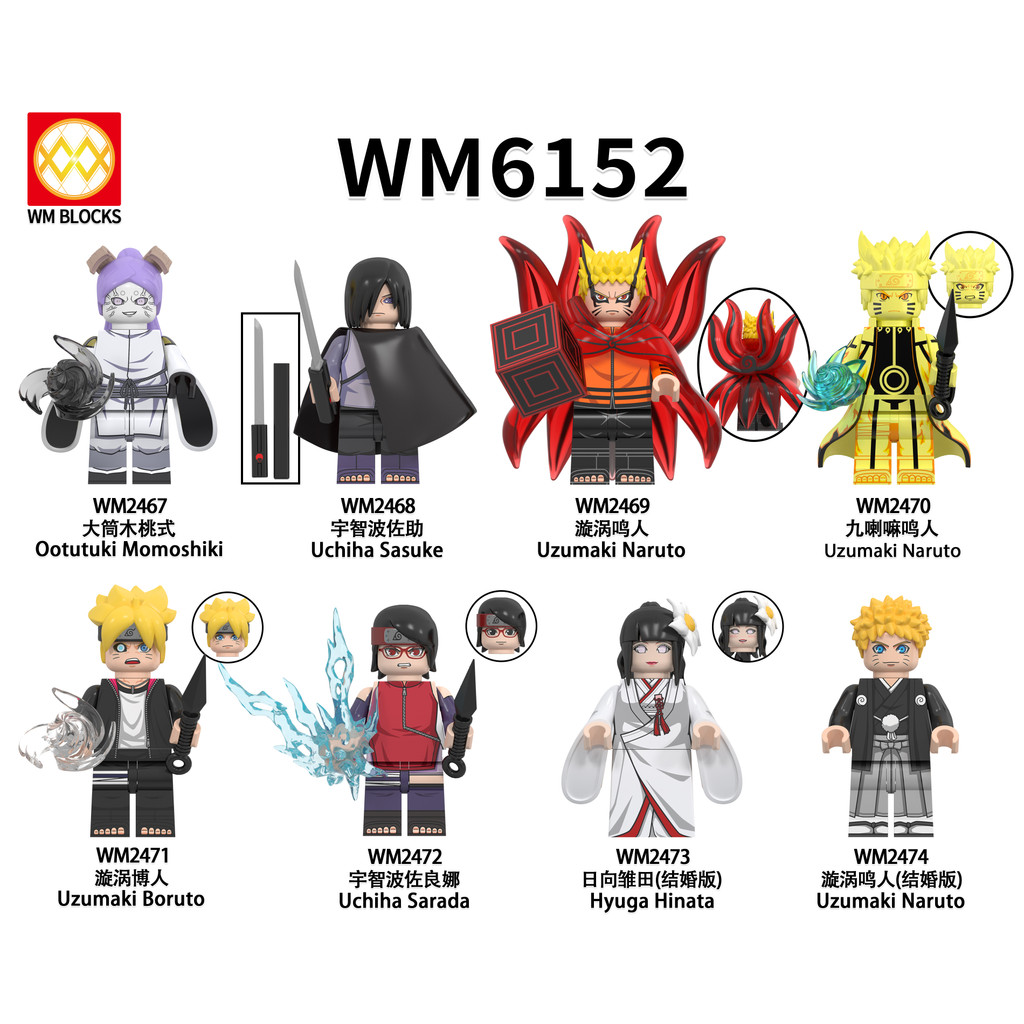 Naruto Series Naruto Assembled Building Blocks Minifigures Compatible ...