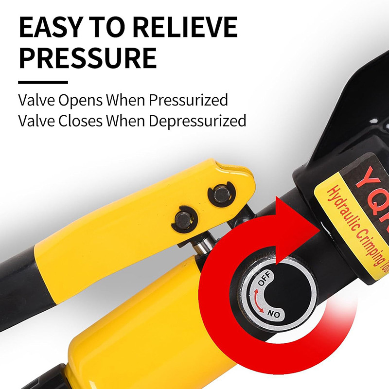 Manual Hydraulic Crimping Pliers C-Shaped Head For Copper Aluminum ...