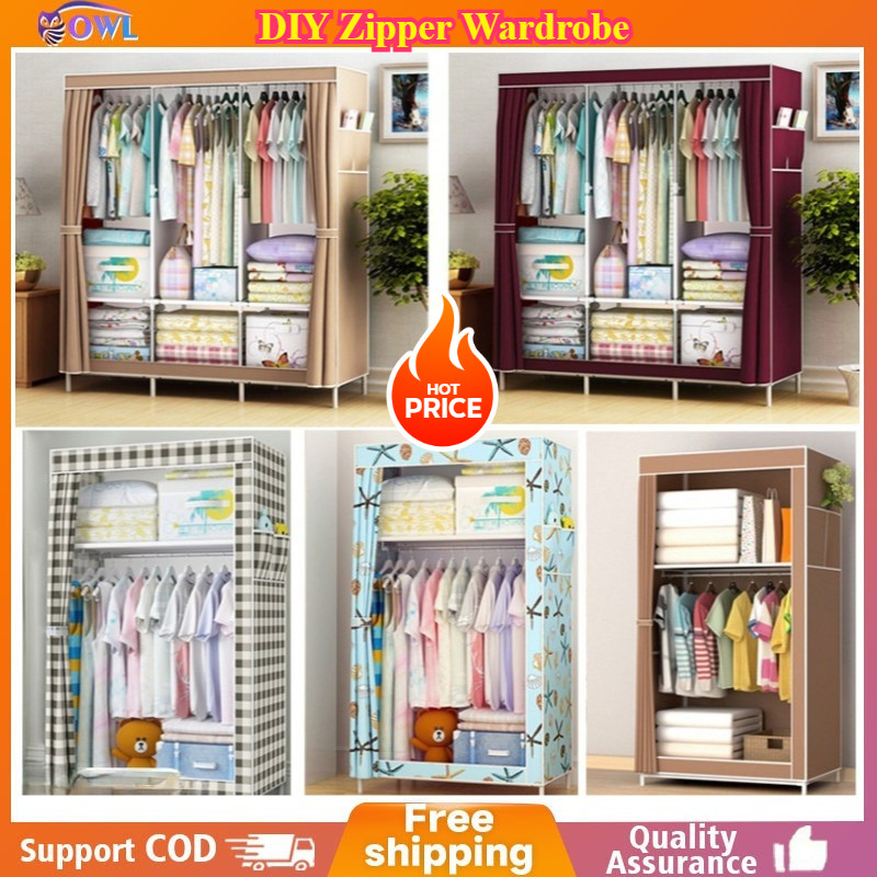 Big Size Zipper Wardrobe High Quality DIY Heavy Duty Zipper Clothing ...