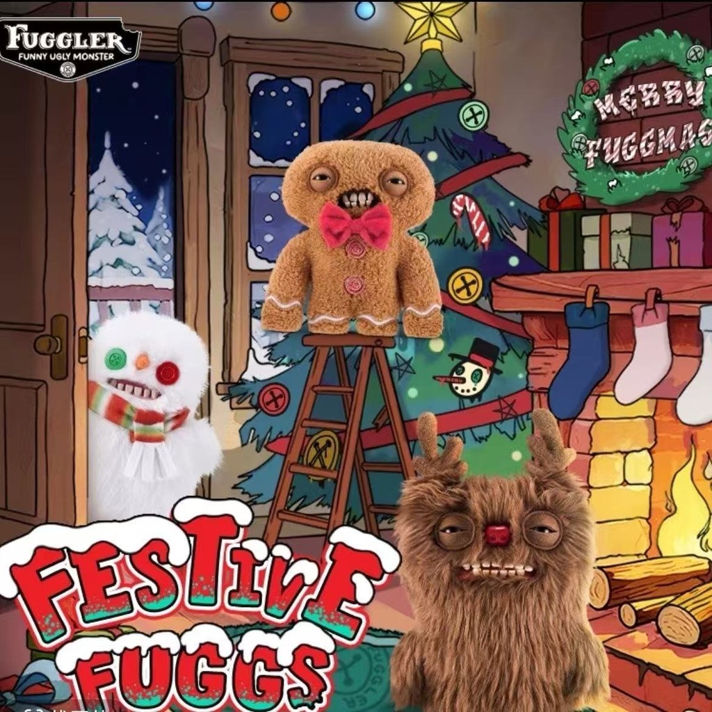 Cute Fuggler Plush Tooth Monster Doll Funky Tooth Treasure Funny Ugly ...