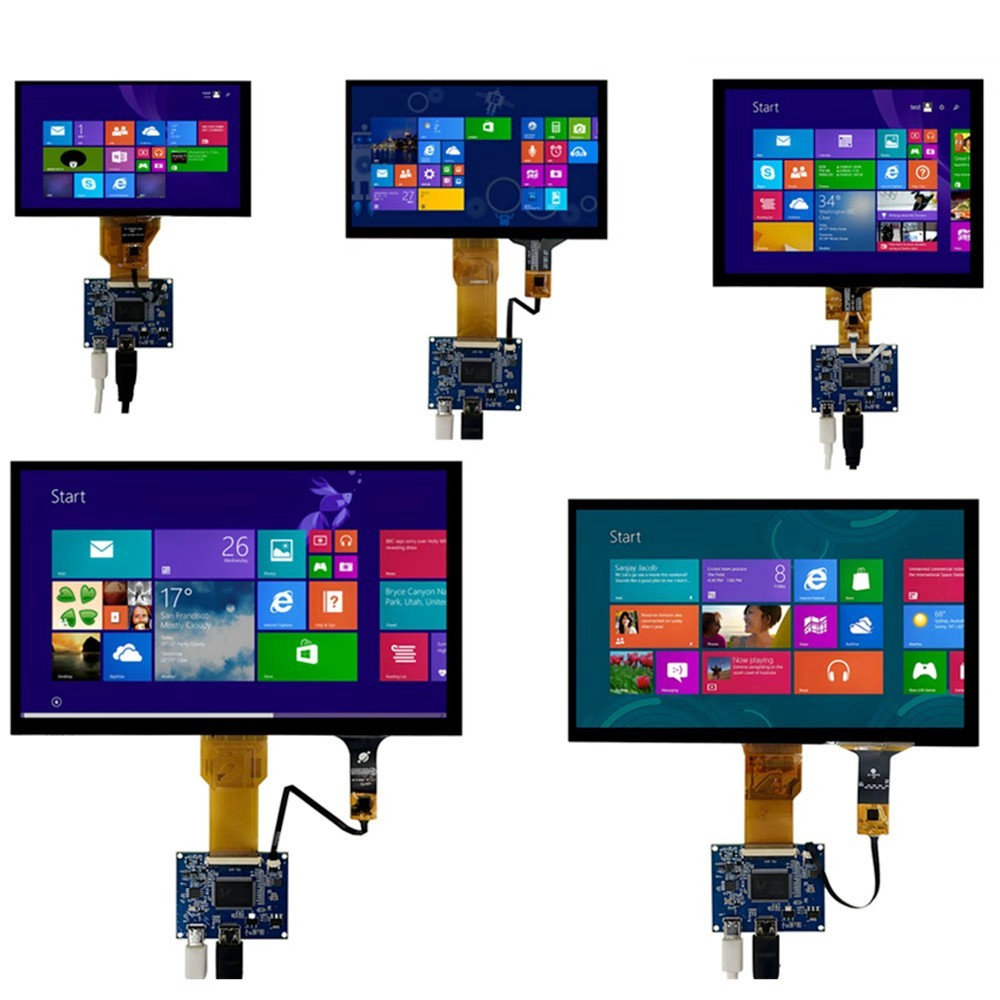 5/6.5/7/8/9/10.1 inch LCD Display with Capacitive Touch Screen, HDMI ...