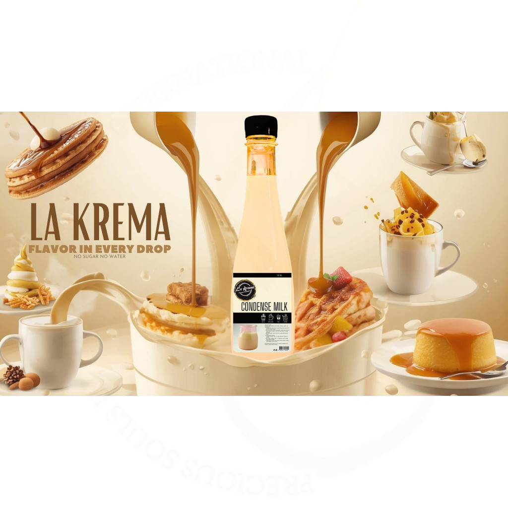 Condensed Milk Syrup fruity milk tea soda frappe shake cocktail ...