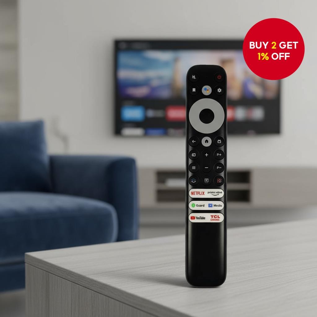 Spare RC902V FMR4 IR Learning Remote for TCL 8K QLED Smart Television ...
