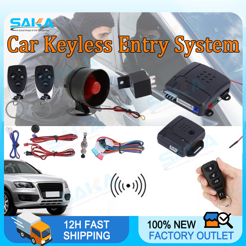 Universal CAR REMOTE CONTROL ALARM KEYLESS ENTRY SYSTEM Anti-Theft Door ...