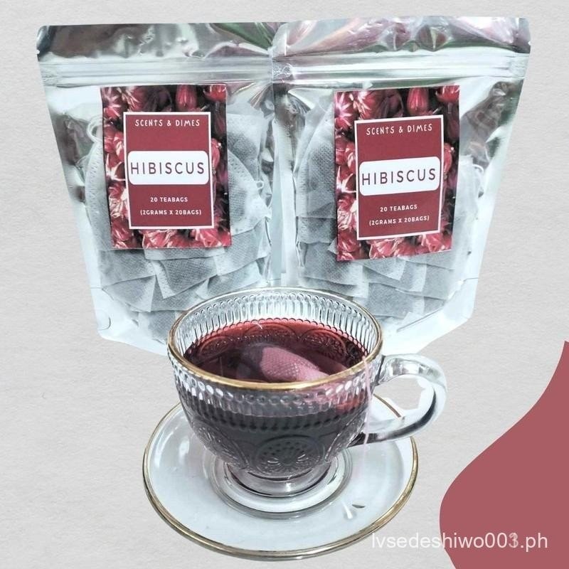 S&D Organic DRIED HIBISCUS / ROSELLE SABDARIFFA TEA (TEABAGS / 100 GRAMS AND 50 GRAMS PACKS ...
