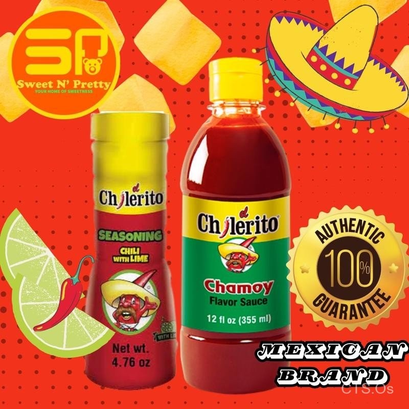 El Chilerito Chamoy and Seasoning Chili with Lime Powder - Authentic ...