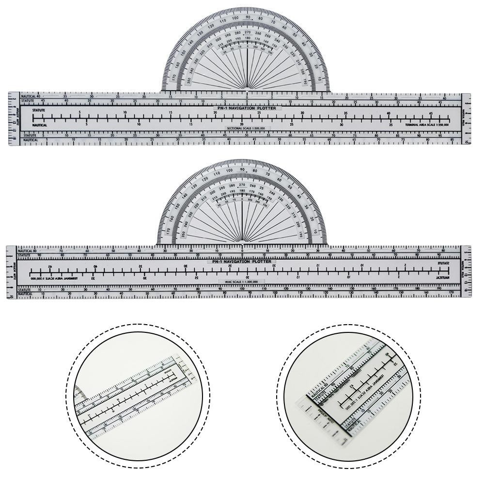 COOCOB. Ready Stock Aviation Navigation Plotter Fixed grid plotter for ...