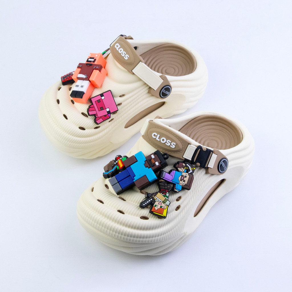 CLOSS.PH Soft Bottom Breathable Clogs Cute Cartoon Design Summer Shoes ...