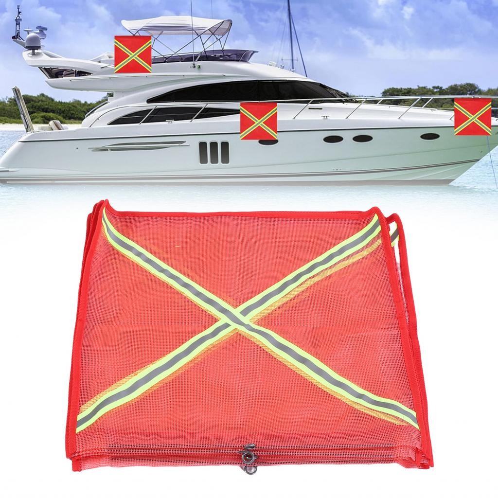 Spellbeautiful-PH 6PCS Red Safety Flags with Wire Loop Single Side ...