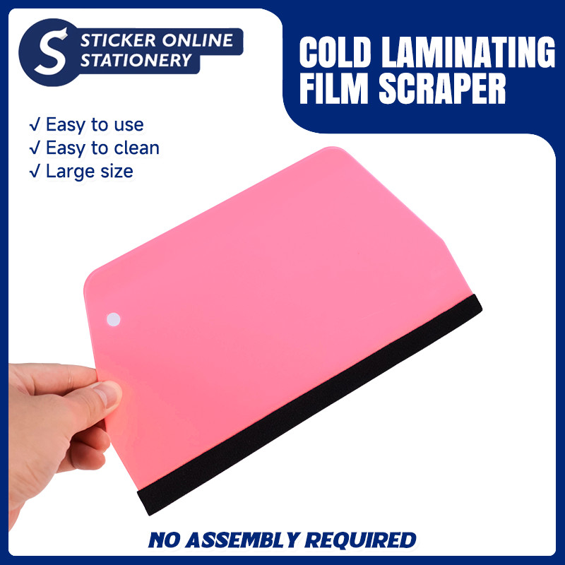 Creative Cold Laminating Film Scraper Pink Wallpaper DIY Crafts Graphic ...
