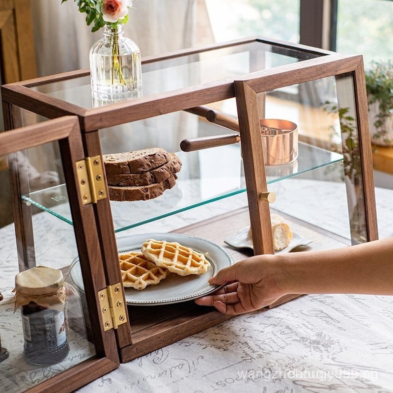 Glass Pastry Dessert Display Cabinet Small Bread Cabinet Display ...