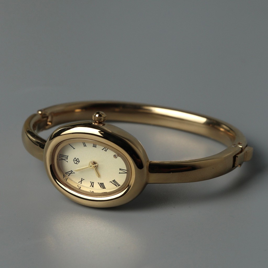 HB Jewelry AMORI Oval Bangle Watch For Women's Fashion Accessories ...