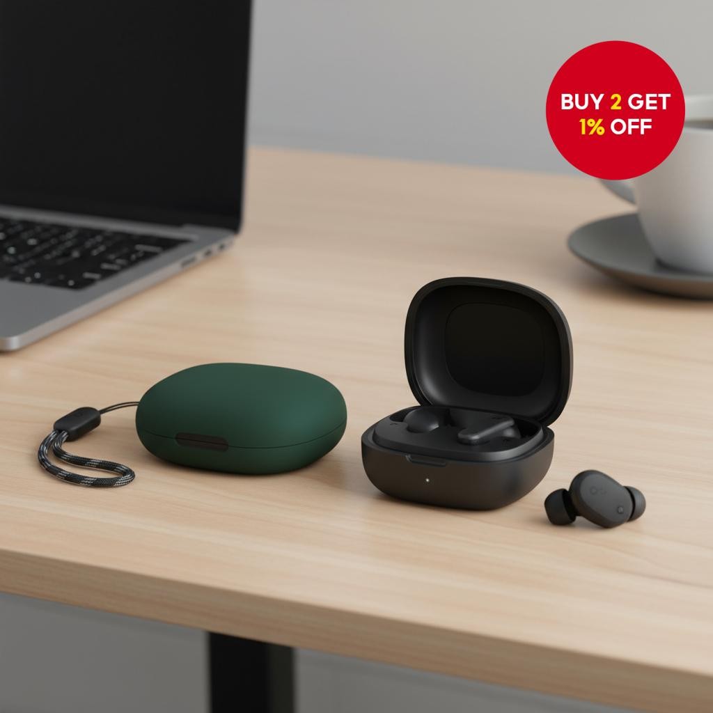 Soft Silicone Cover for Soundcore R50i/P20i Earbuds - Washable ...