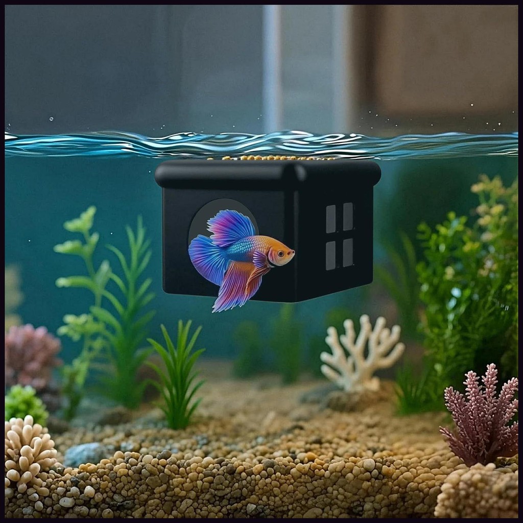 Floating Betta Hide out Floating Betta Hide out Feeding Cave Small ...