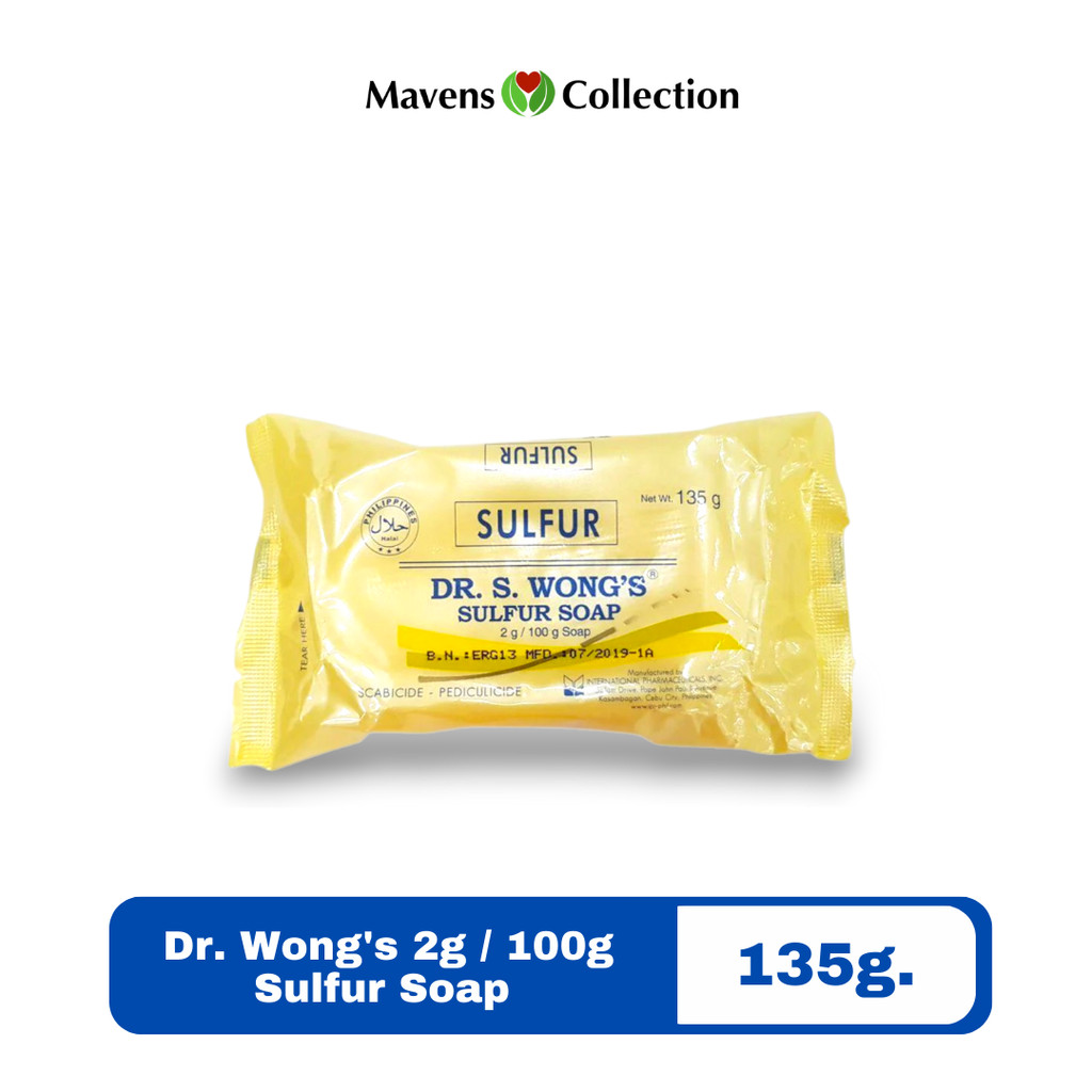 Dr. S. Wong's Sulfur Soap 80g / 135g - Yellow | Shopee Philippines