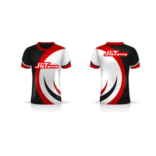 J&T Express JNT short sleeved round neck T-shirt, suitable for delivery ...