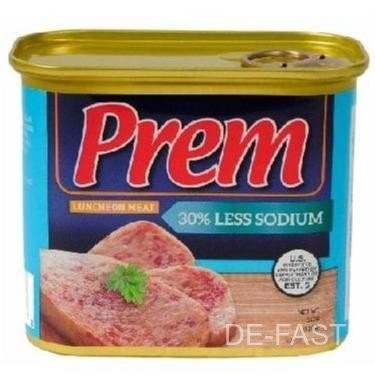 Prem Luncheon Meat Less Sodium 340g | Shopee Philippines